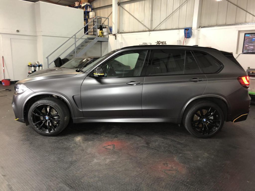 BMW X5 Satin Dark Grey - FRSH - Car Wrapping, Detailing & Paint ...